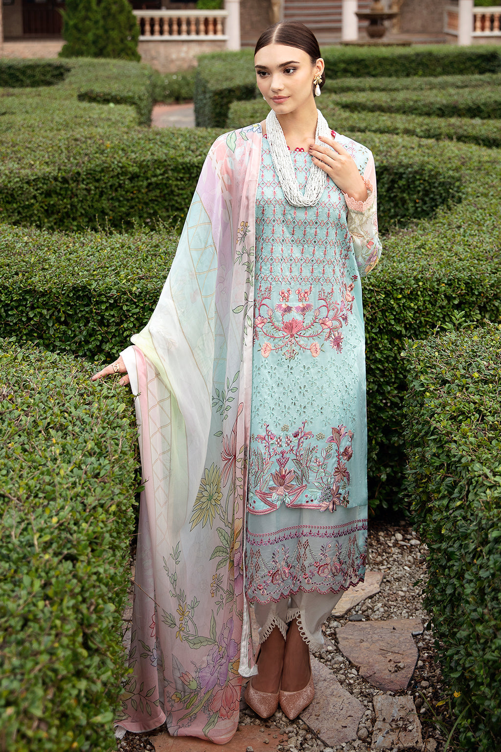 Ramsha | Riwayat Lawn Collection| Y-909 - House of Maryam