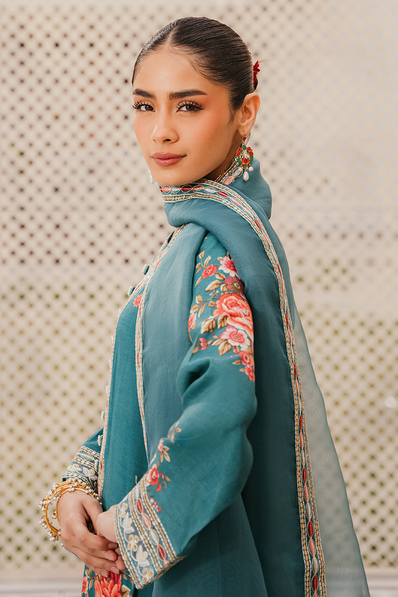 Cross Stitch | Luxury Pret | Tide Pool-2 Piece (Shirt & Dupatta ...