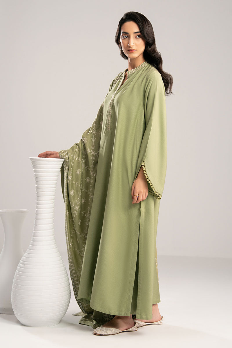 Cross Stitch | Exclusive Pret | Mint Stitch-2PC(Shirt & Duppata ...