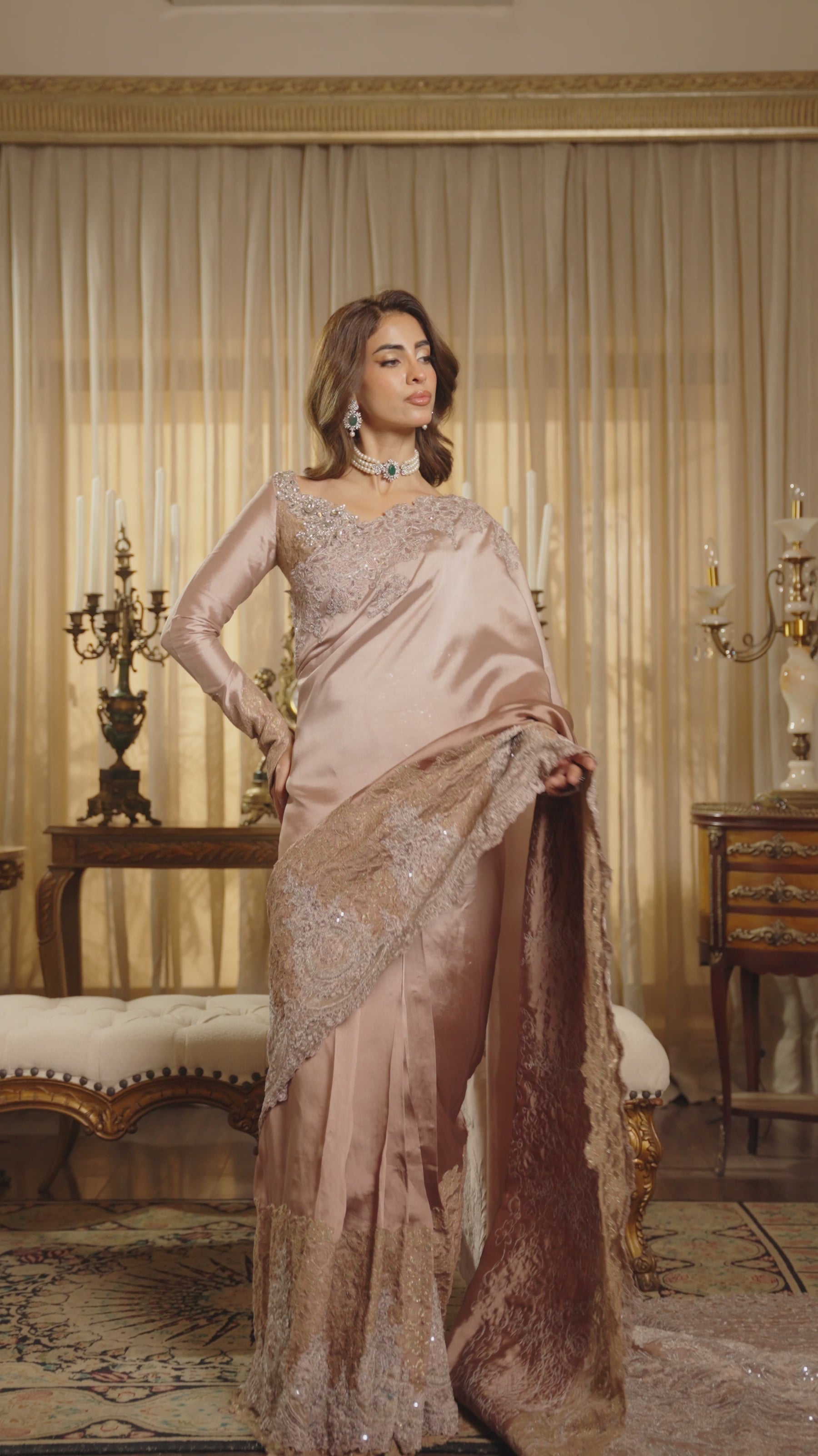 Musferah Saad | Forever Rose | Drape of Divinity - House of Maryam