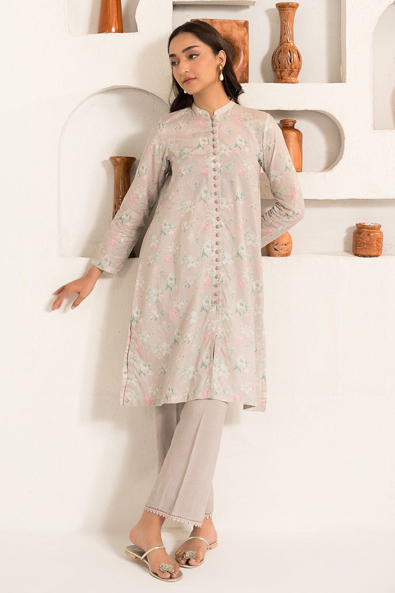 Cross Stitch | Basic Pret | Floral Ash-2PC (Shirt & Trouser) - House of ...